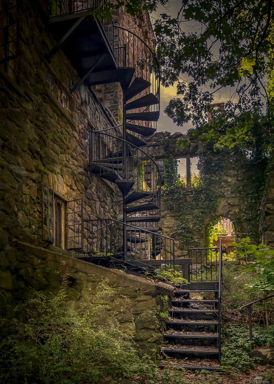 Spiral Castle by Michael Krutsinger Wall Art