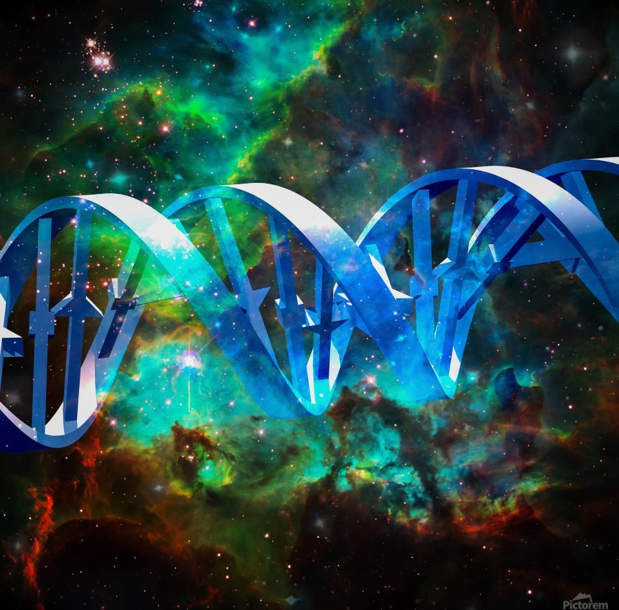 Space DNA by Bruce Rolff Wall Art