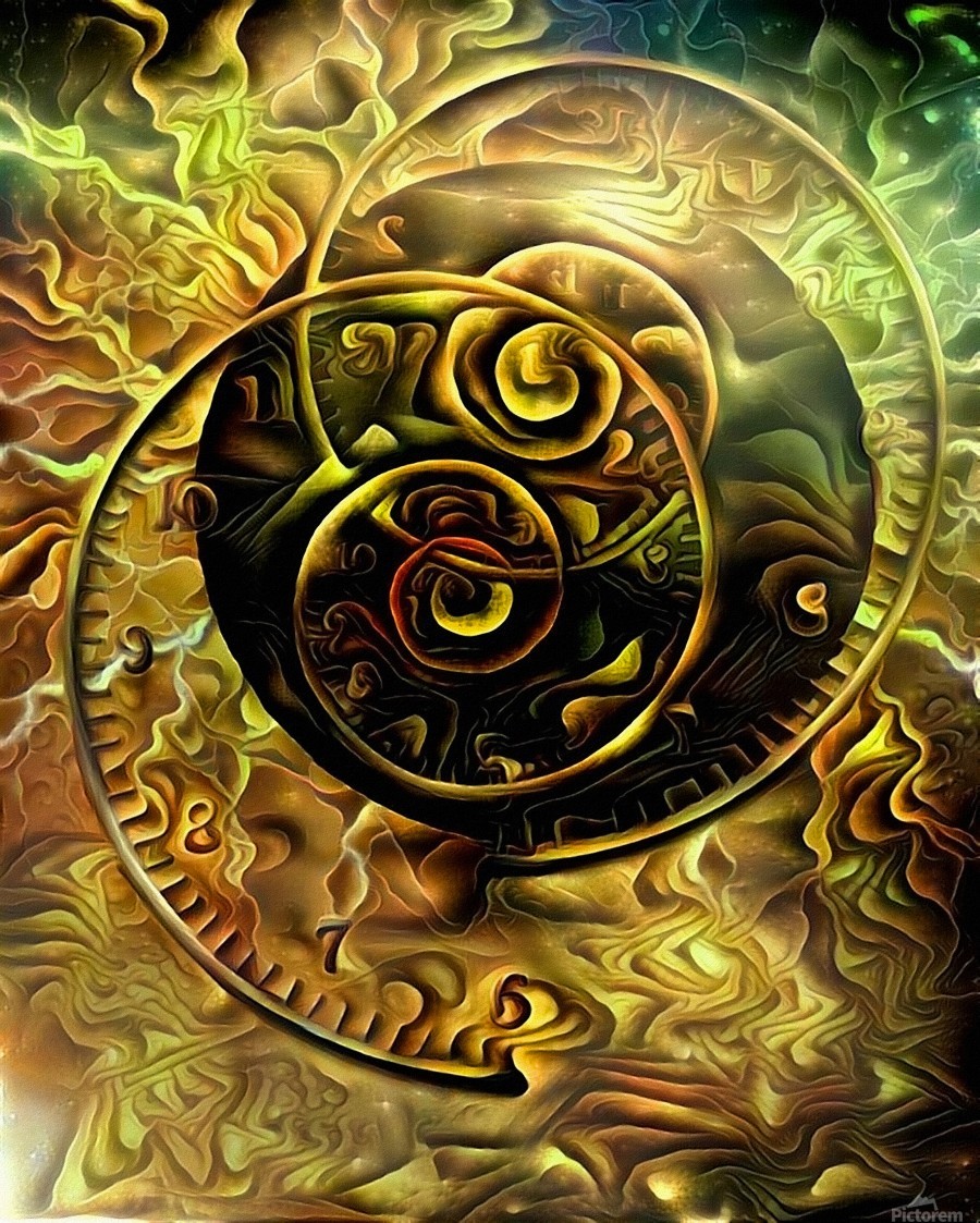 Spirals of Time by Bruce Rolff Wall Art