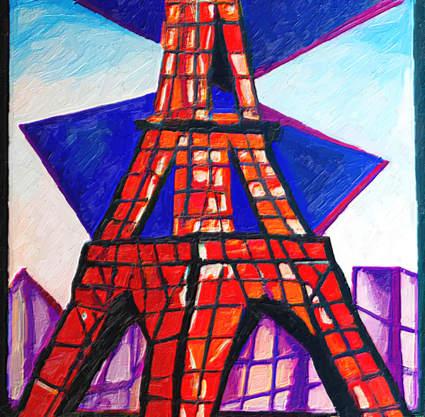 The Eiffel Tower II by aiddia Wall Art