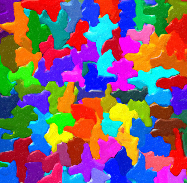 The Evolution of Color by aiddia Wall Art