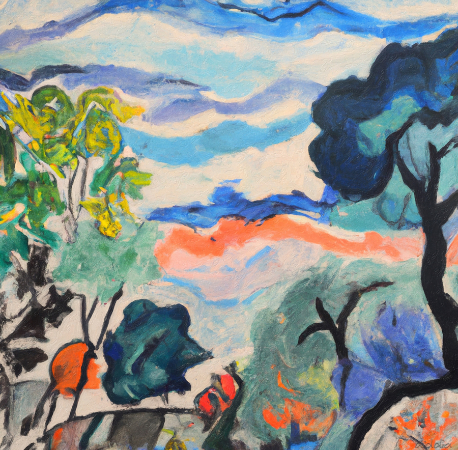 An Indifferent Landscape by aiddia Wall Art