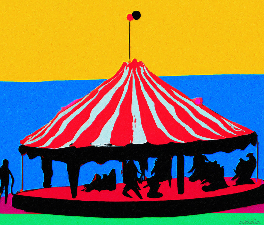 Carousel by aiddia Wall Art