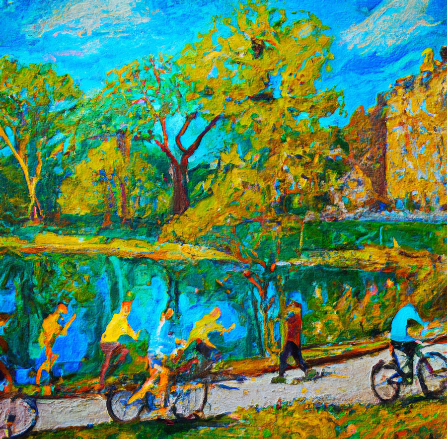 Central Park III by aiddia Wall Art