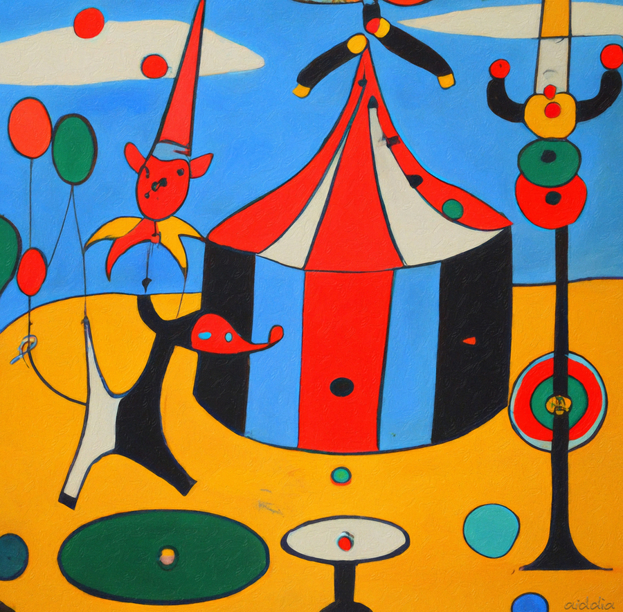 Circus Life III by aiddia Wall Art