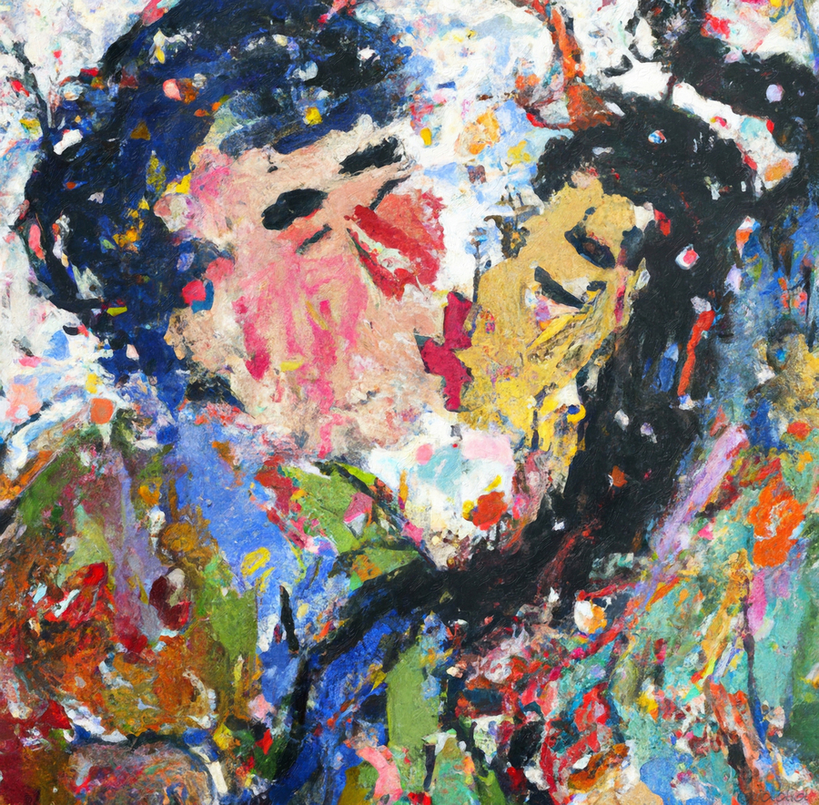 Jackson and Jill by aiddia Wall Art