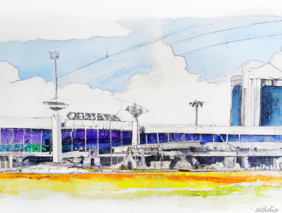 Orlando International Airport II by aiddia Wall Art