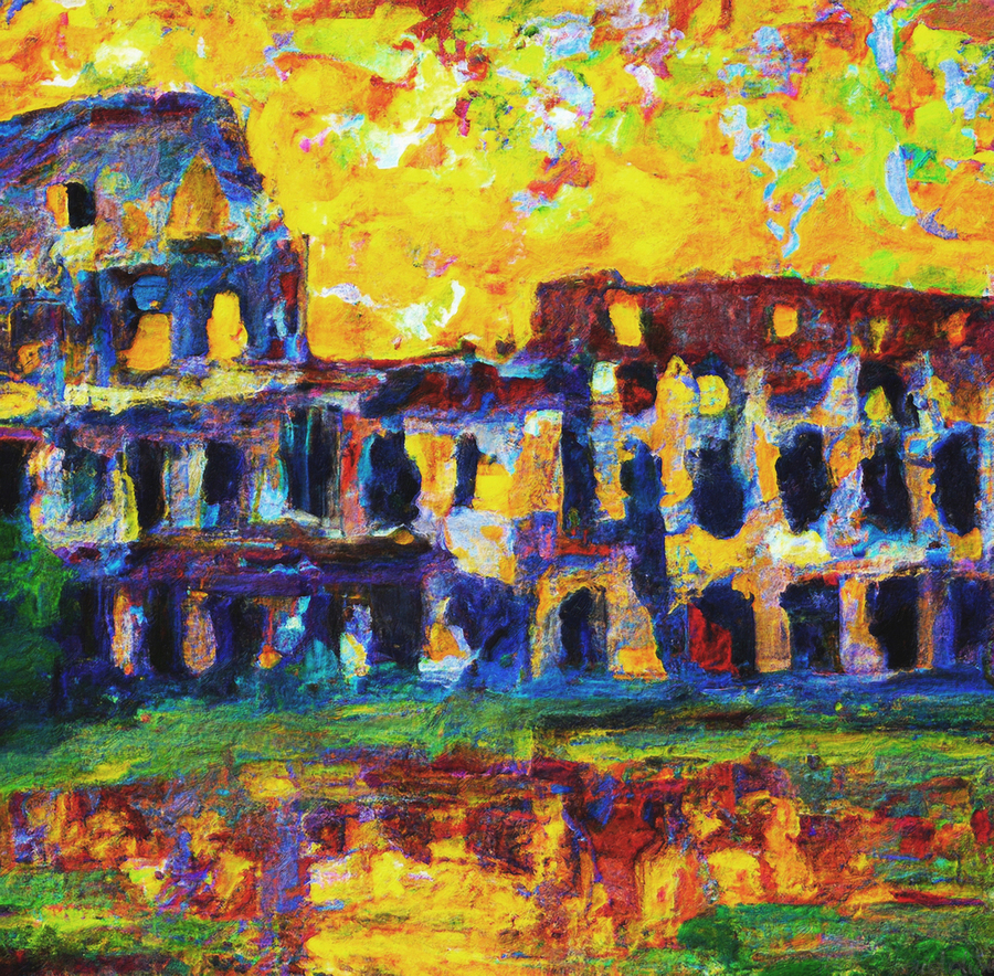 The Coliseum III by aiddia Wall Art