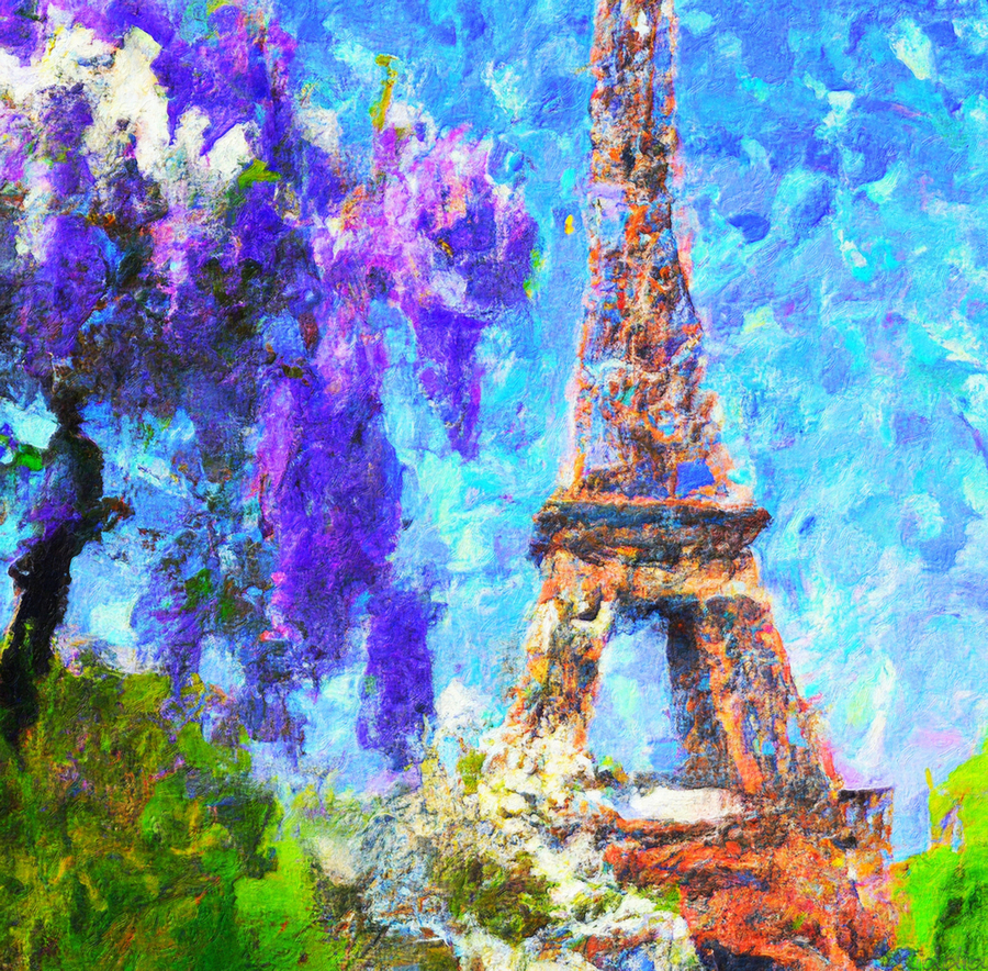The Eiffel Tower III by aiddia Wall Art