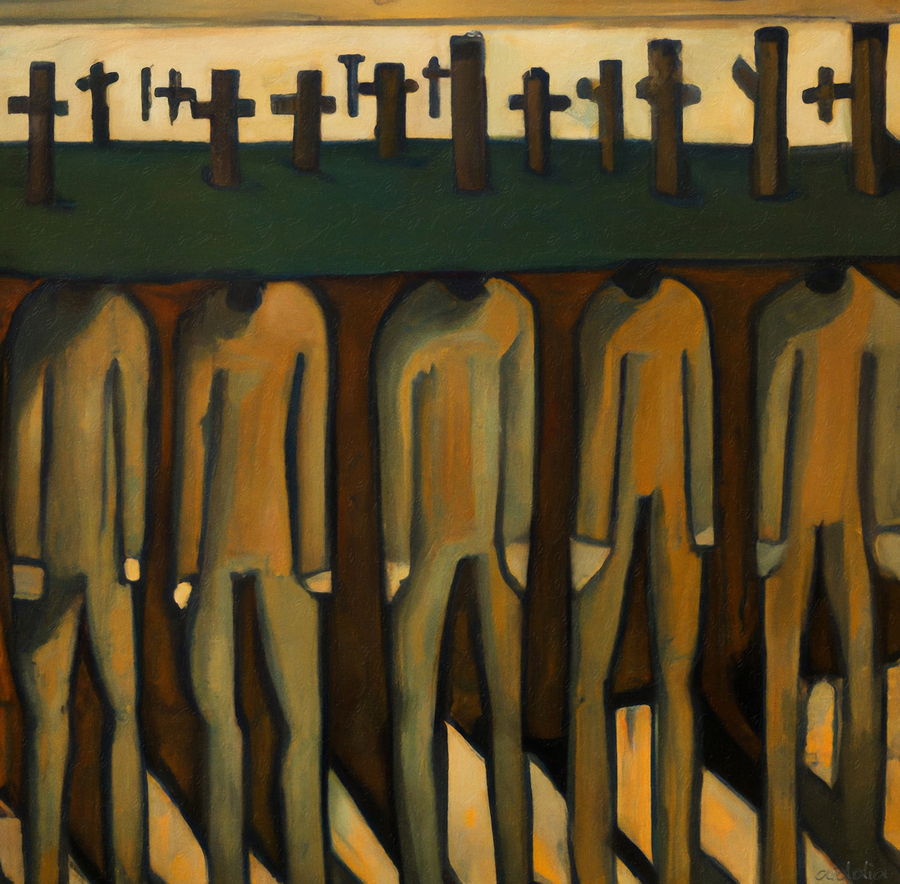 The Western Front II by aiddia Wall Art