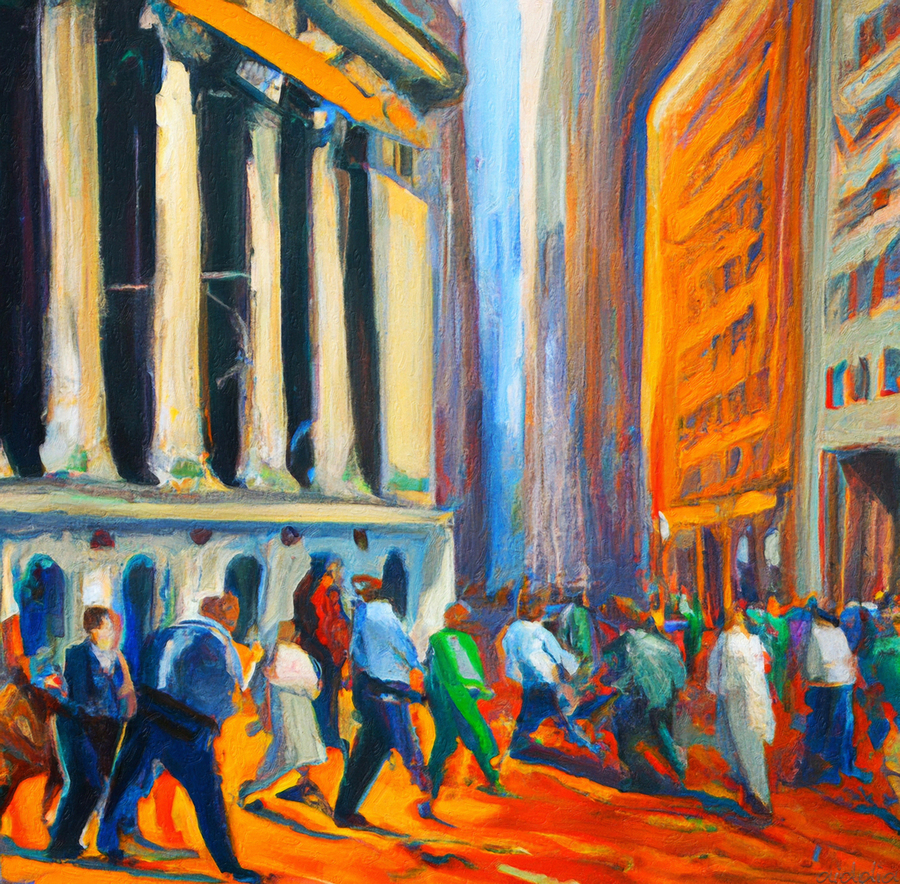 Wall Street II by aiddia Wall Art