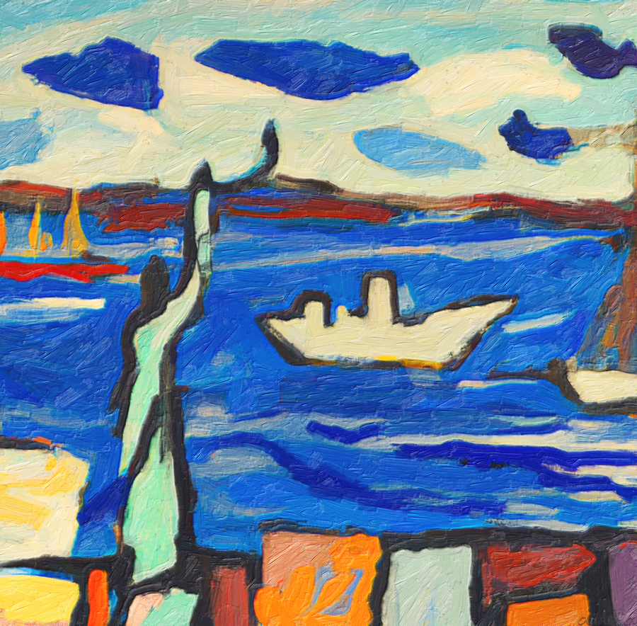 Watching Over the Bay par aiddia