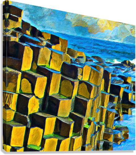 Giants Causeway III by aiddia Wall Art