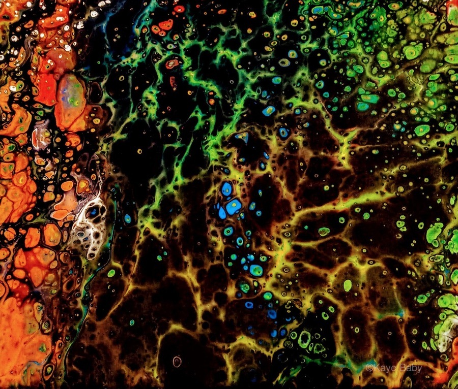 Plasmic Electricity by Kaye Baby Wall Art