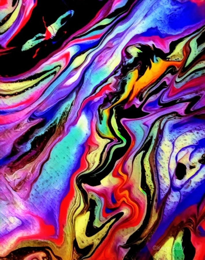 COLOR PSYCHOSIS by Kaye Baby Wall Art