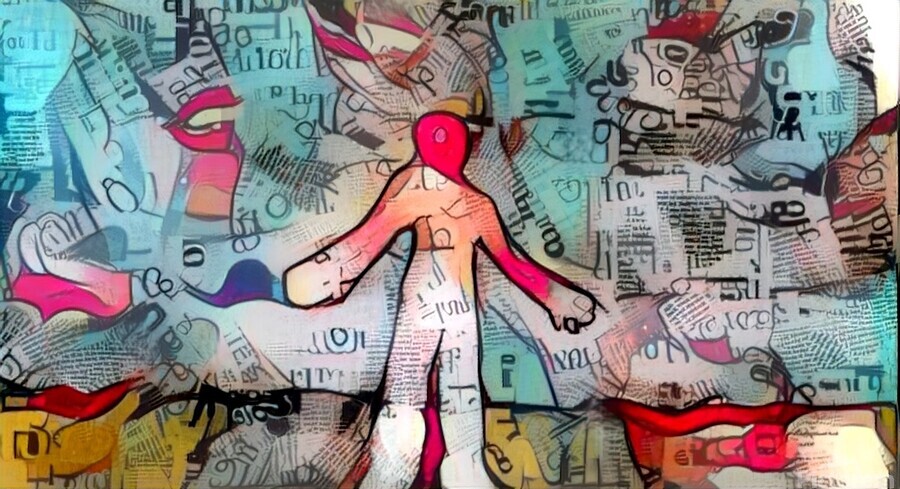 Human Connection by Luciano Wall Art