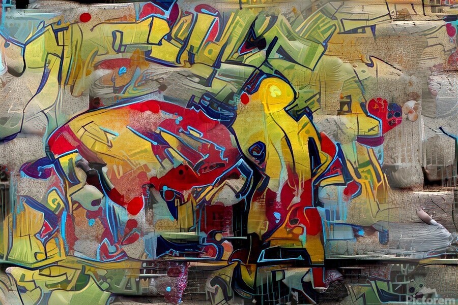 Graffiti Jam by Luciano Wall Art