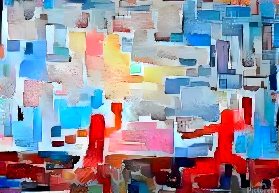 red chasers by Luciano Wall Art