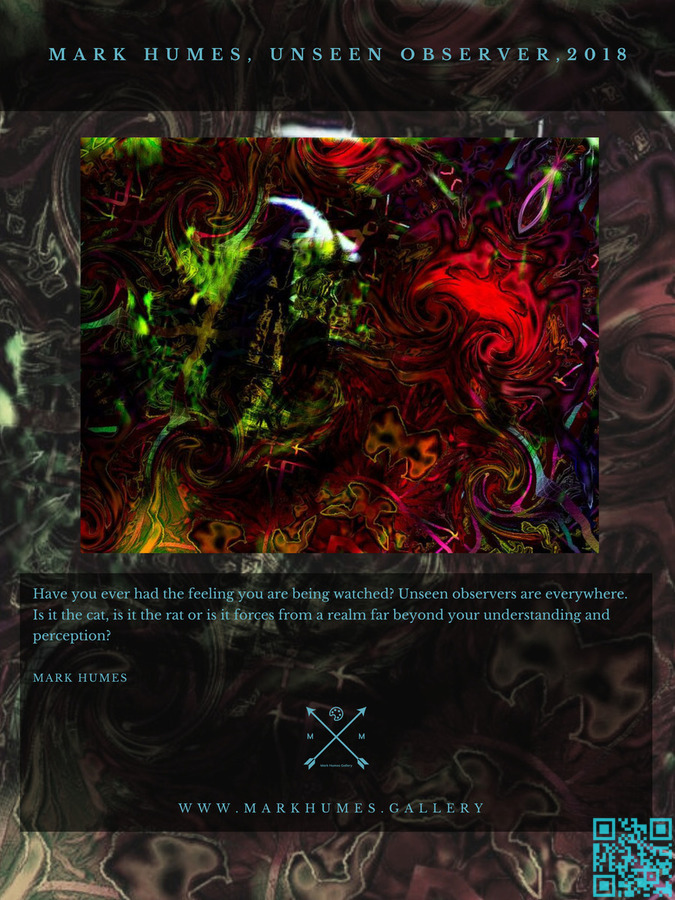 Unseen Observer Collectors Poster by Mark Humes Wall Art