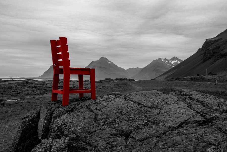 The Red Chair by Aurelio Matthew Leal Wall Art