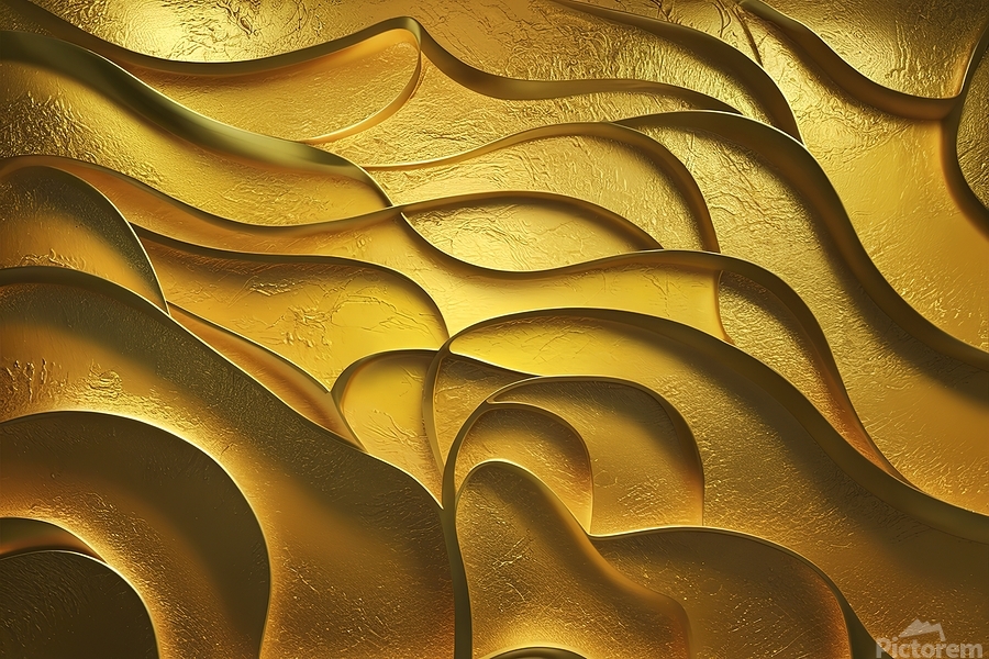 A visually stunning abstract gradient background by Mitica Mihaila Wall Art