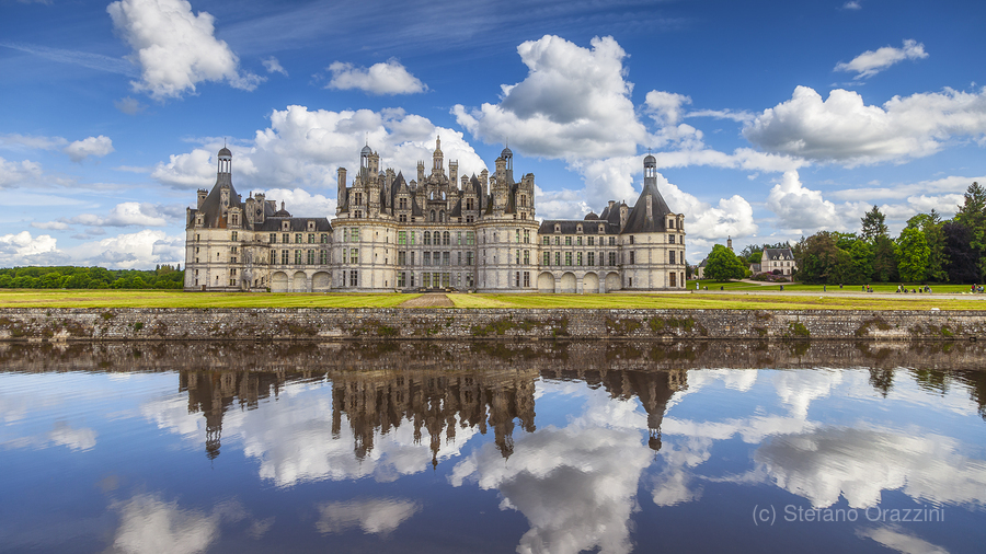 Chateau de Chambord french castle by Stefano Orazzini Wall Art