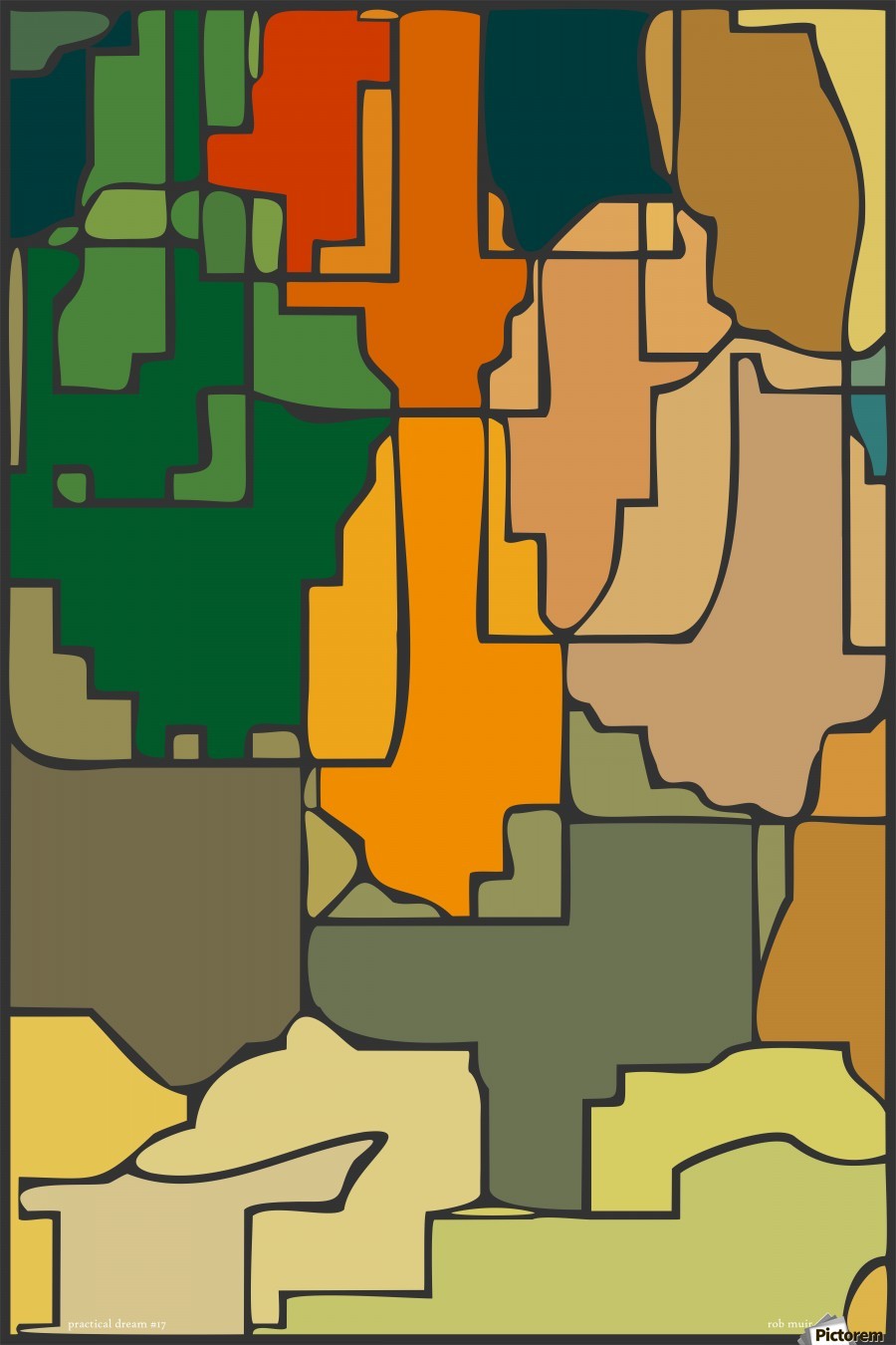 practical dream 17 by Corps Xquis Wall Art