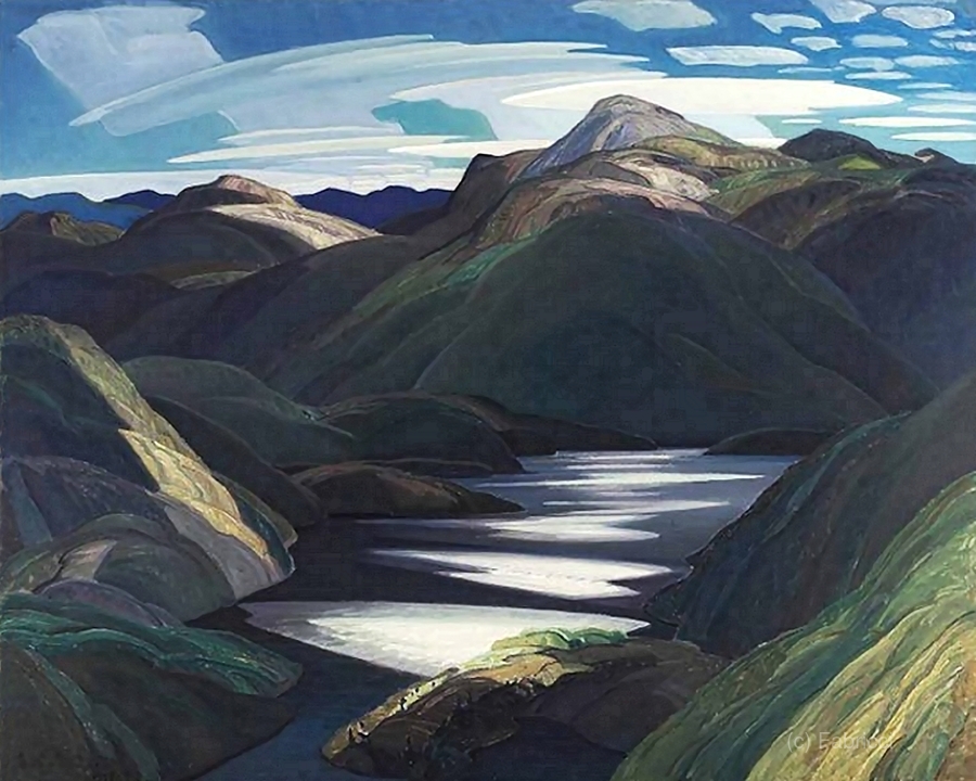 “Light and Shadow” Landscape Painting by Canadian Artist Franklin ...