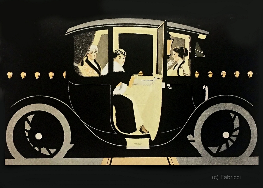 Vintage Automobile “Flanders Colonial Electric” by Coles Phillips by ...