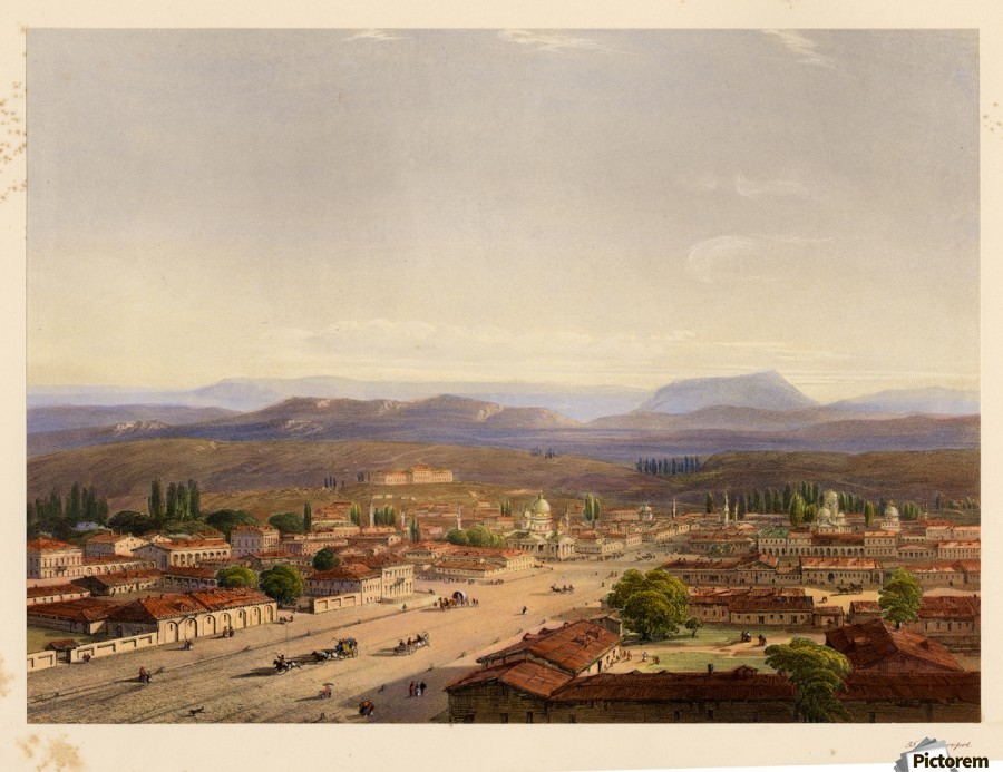 Simferopol, 1856 by Carlo Bossoli Wall Art