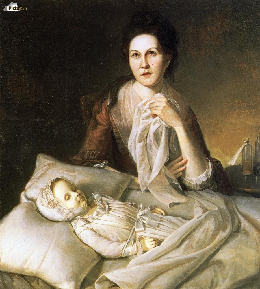 Rachel weeping by Charles Willson Peal Wall Art