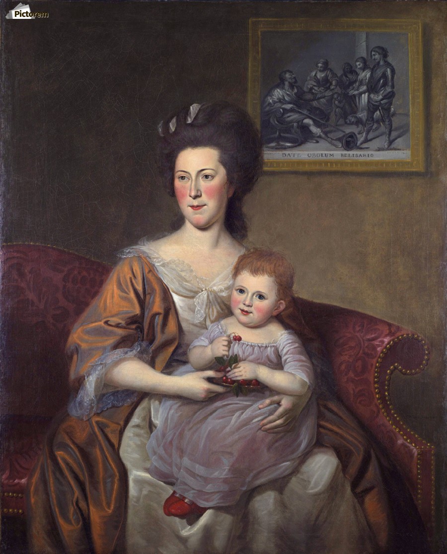 Sarah Armitage by Charles Willson Peal Wall Art