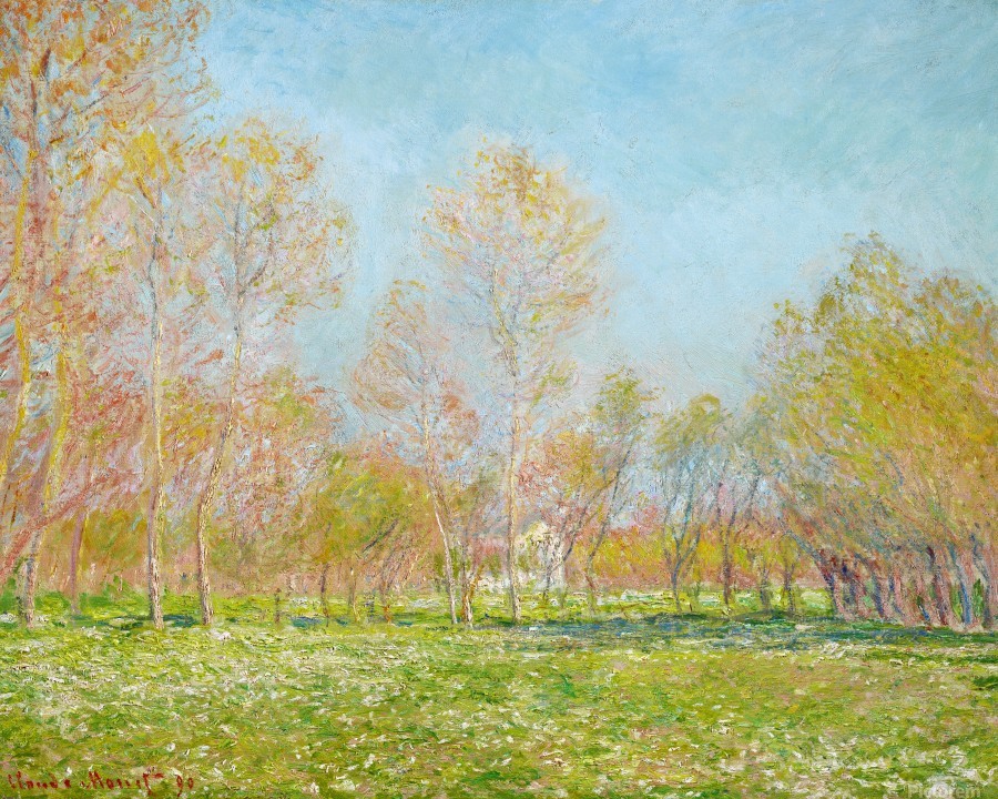 Spring Effect at Giverny by Claude Monet Wall Art