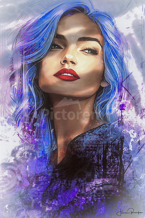 Girl In Shadow by James Ranka Wall Art