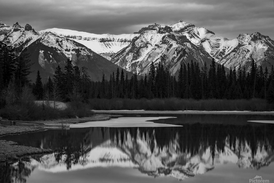 Banff national park by Robert R Grove Wall Art