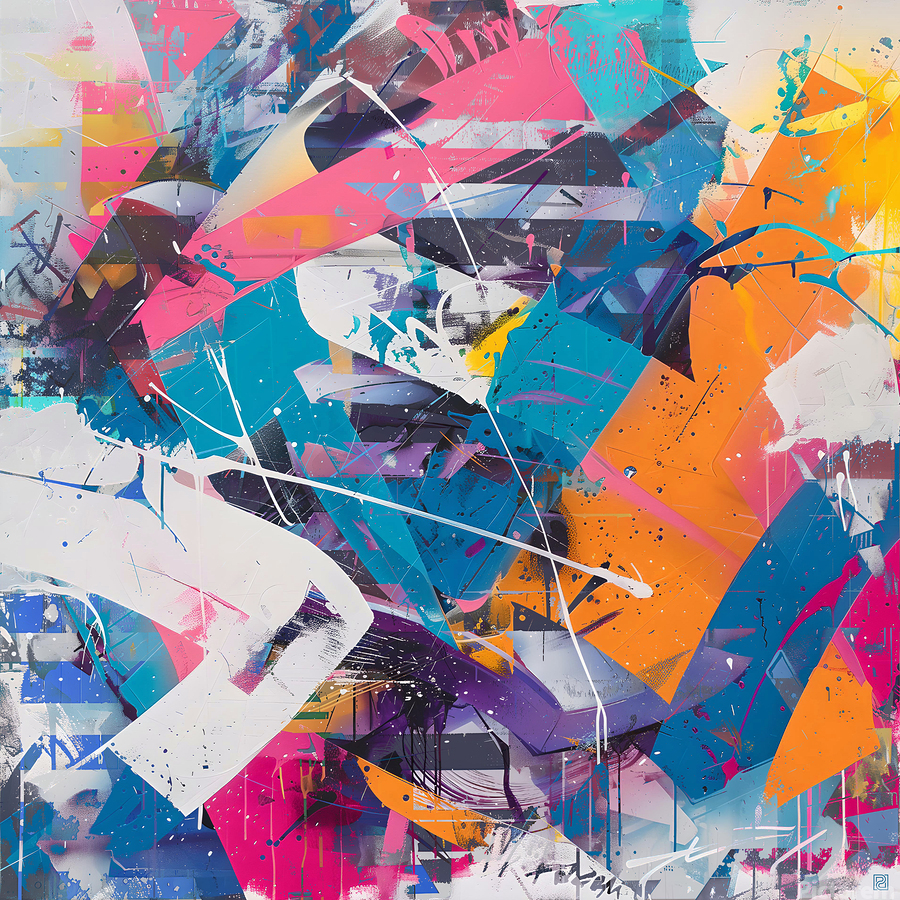 Print Vibe File by Pixel Drip Wall Art