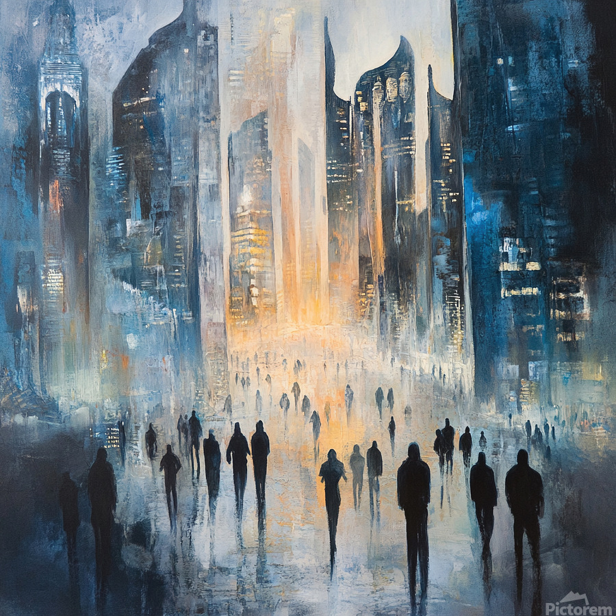 Ghost Cities Series 3 by Vik1982 Wall Art