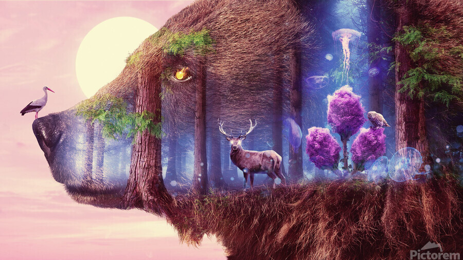 fantasy forest animals