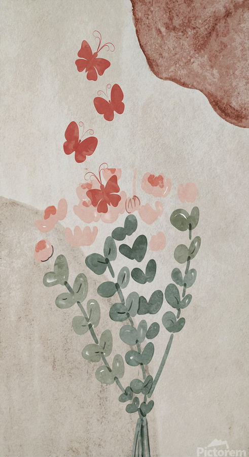 butterfly runer by shutterstrike Wall Art