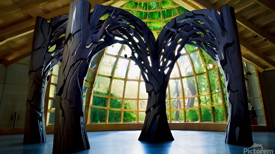Default the great deku tree from the legend of ze by almashmash Wall Art