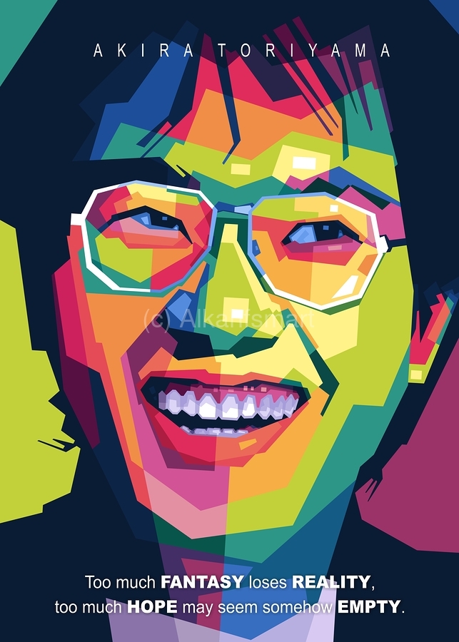 Akira Toriyama Quotes by Alkahfsmart Wall Art