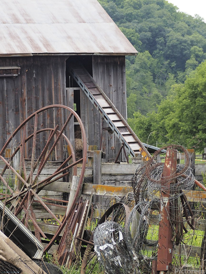 Lonesome Creek Ranch by Kelly S Larson Wall Art