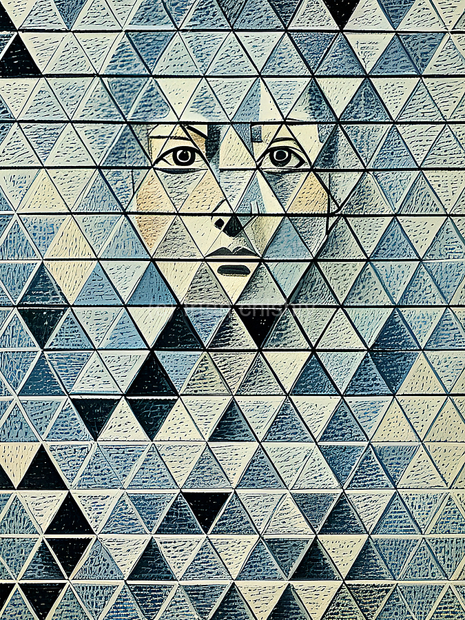 pattern abstract art by Irfan chishty Wall Art