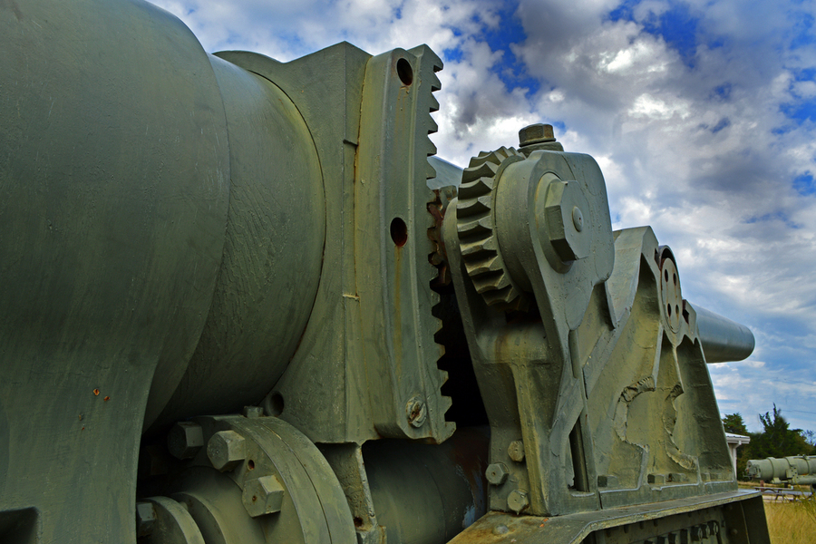 MK VI 3A11 8 Inch Anti Ship Gun by Bill Swartwout Photography Wall Art