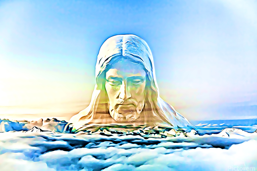 jesus cloud dig by Kingdom of Heaven Wall Art