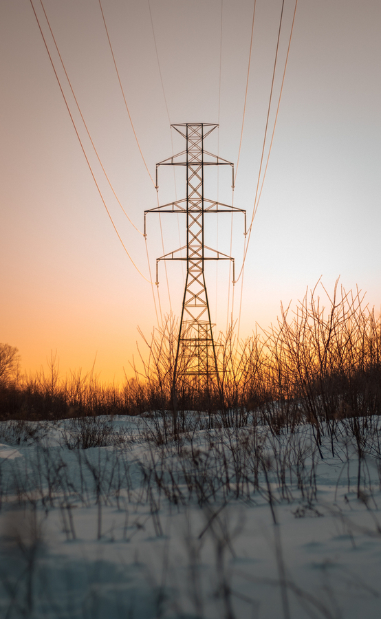 Structure dacier - Pylone electrique by Boomyourlife Wall Art