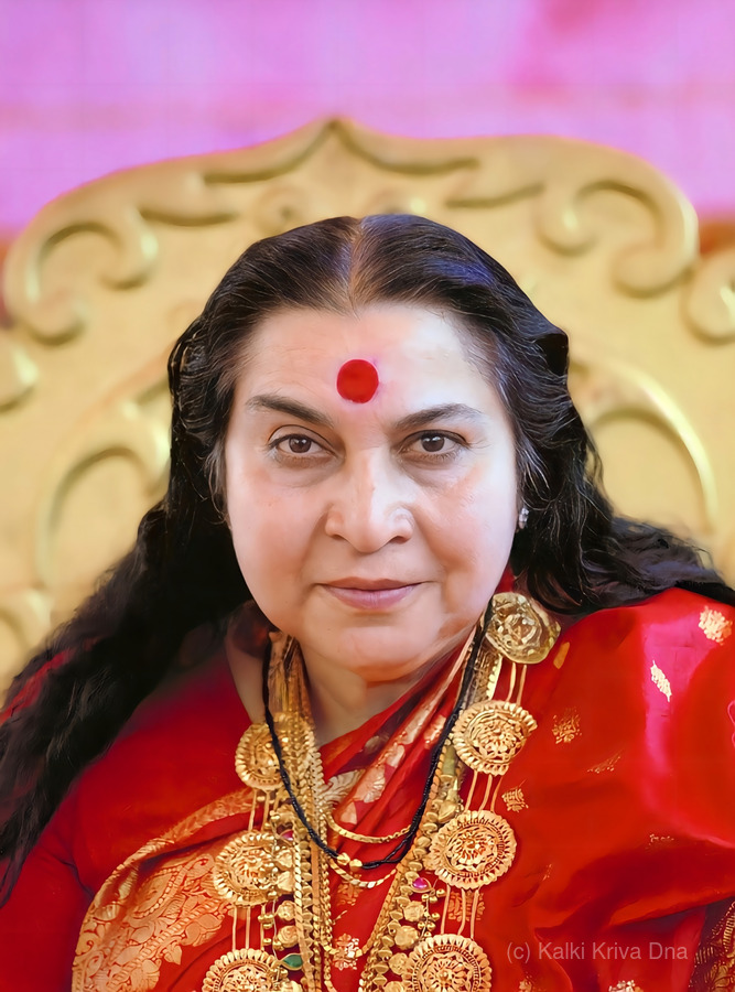Shri Nirmala Devi Mataji Reconstructed Miracle Photo by Kalki Kriva Dna ...