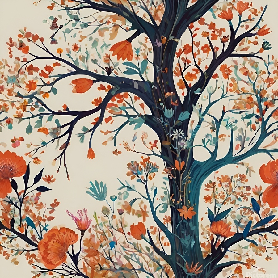 Flourishing Flora by Artshop Wall Art