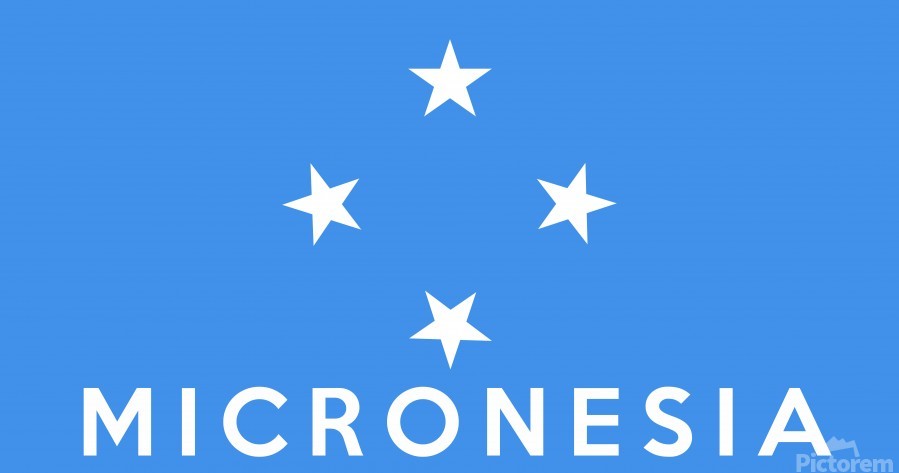 Micronesia name by Tony Tudor Wall Art