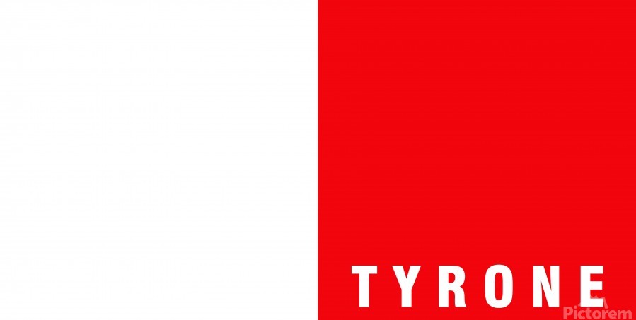 Tyrone flag name by Tony Tudor Wall Art